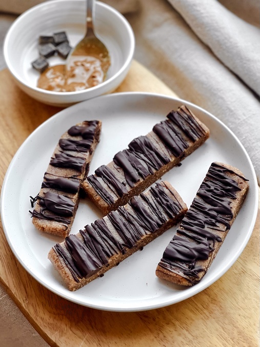 Almond Butter and Chocolate Protein Bars Healthy Recipe