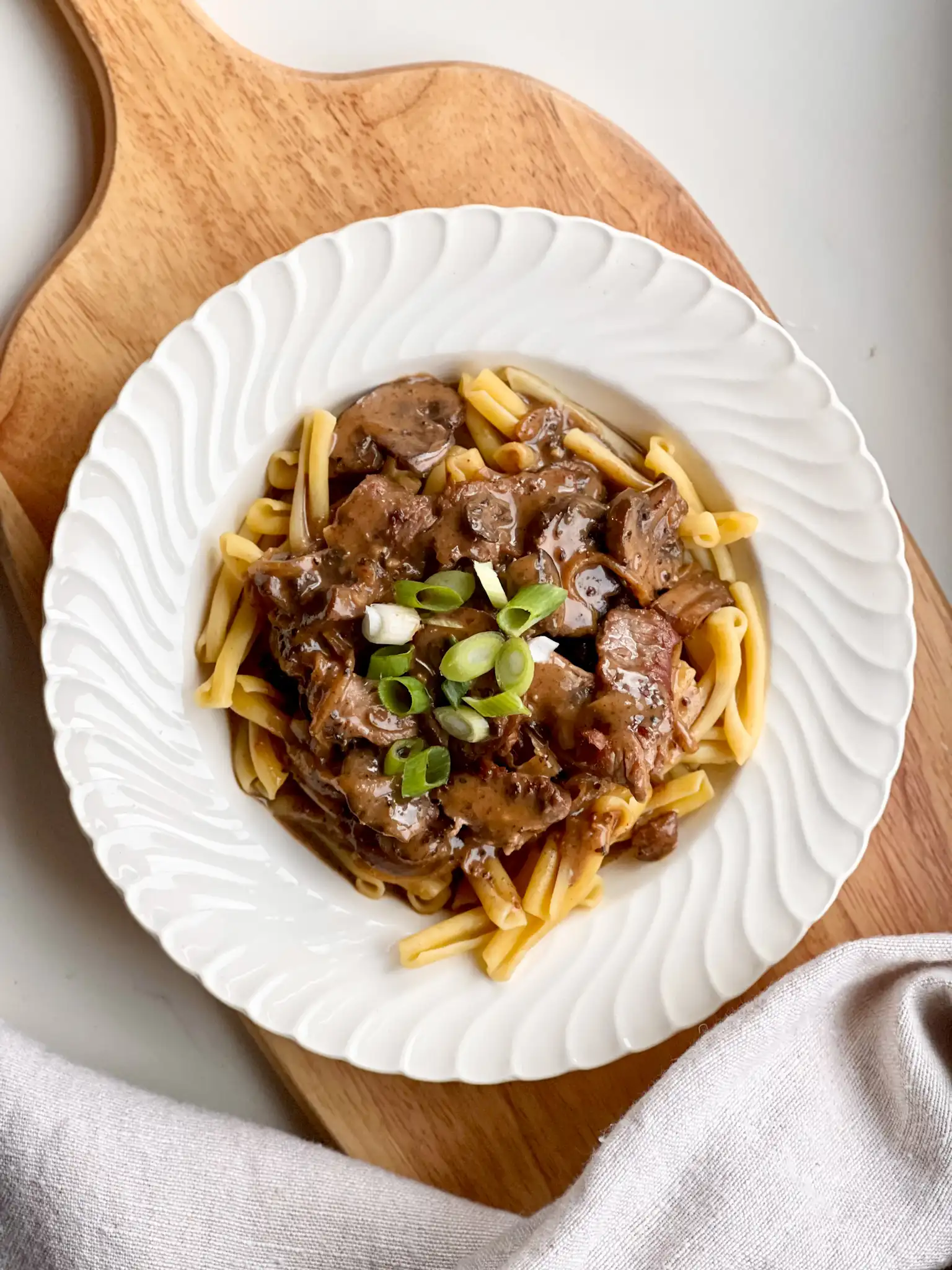 Low Fat Beef Stroganoff Healthy Recipe