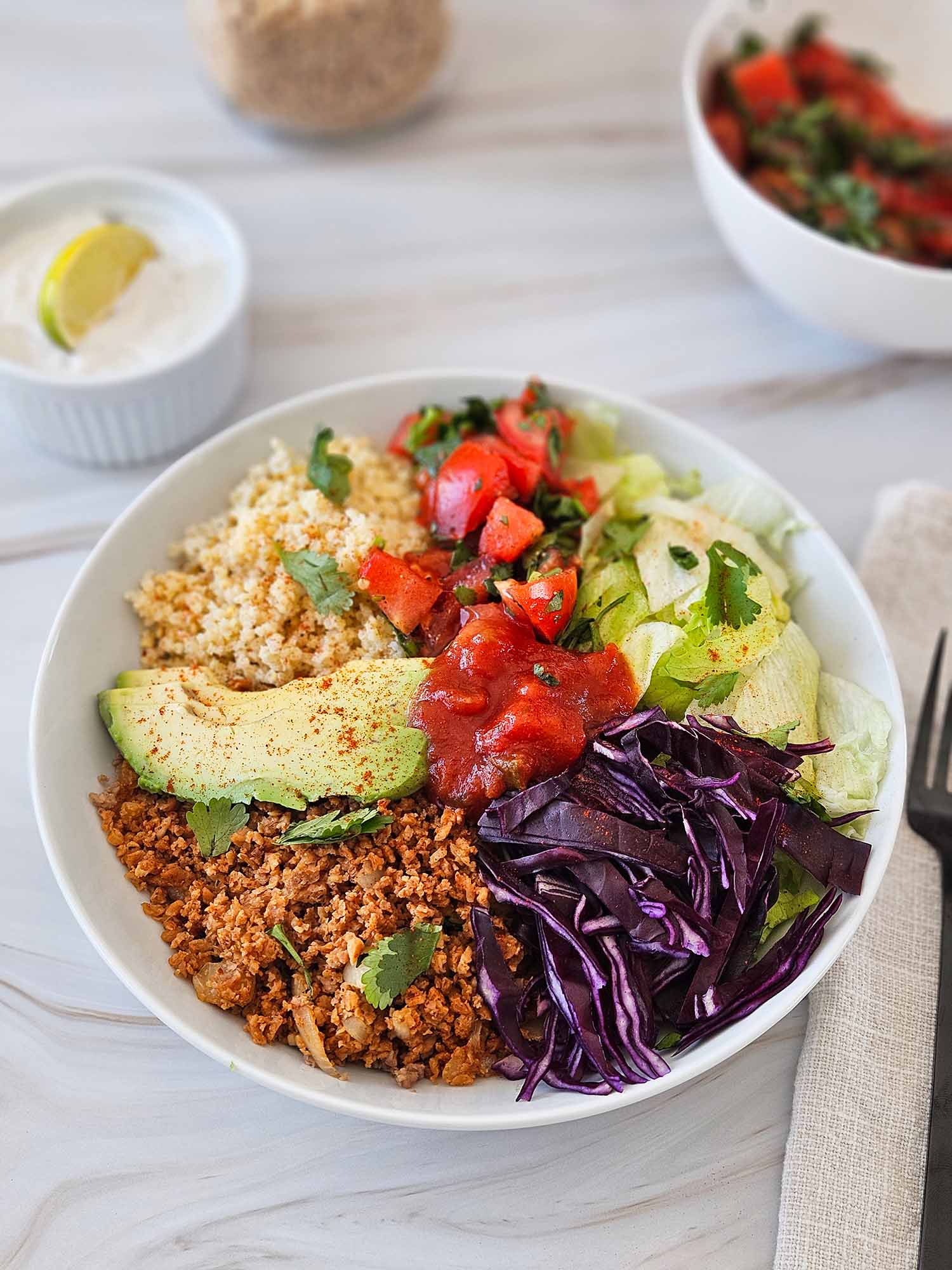 Vegan Millet Bowl Healthy Recipe