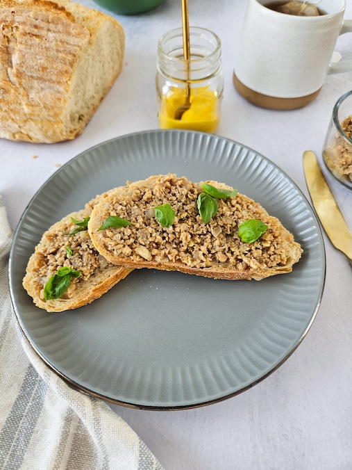 Vegan Cretons Made with TVP Healthy Recipe