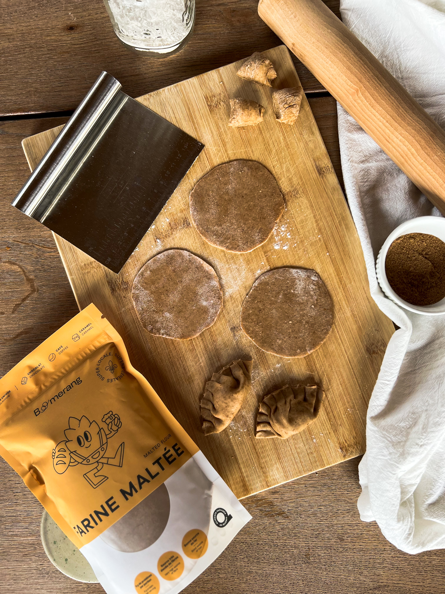 Whole Wheat Wonton Wrappers with Malted Flour Healthy Recipe