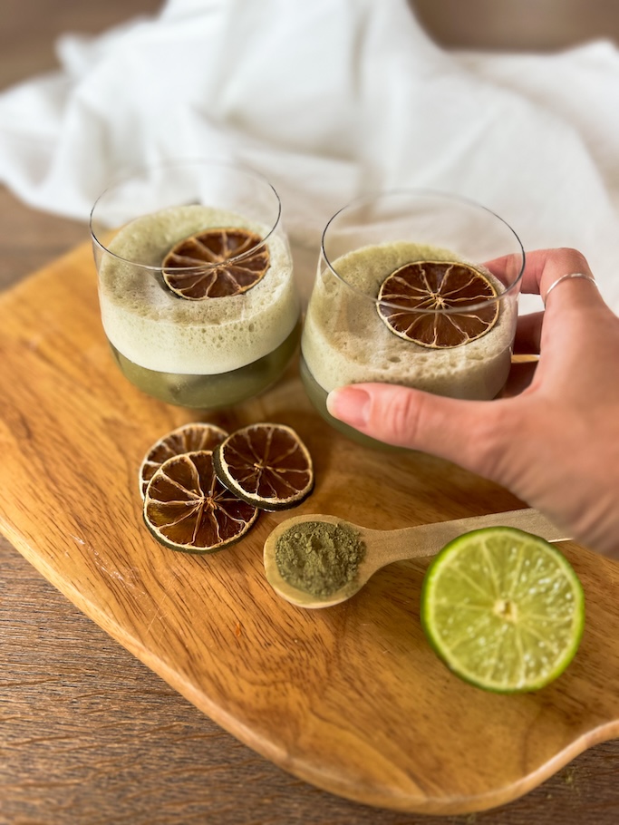 Matcha Sour Mocktail | Healthy Recipe from Dietitian - Nutritionist