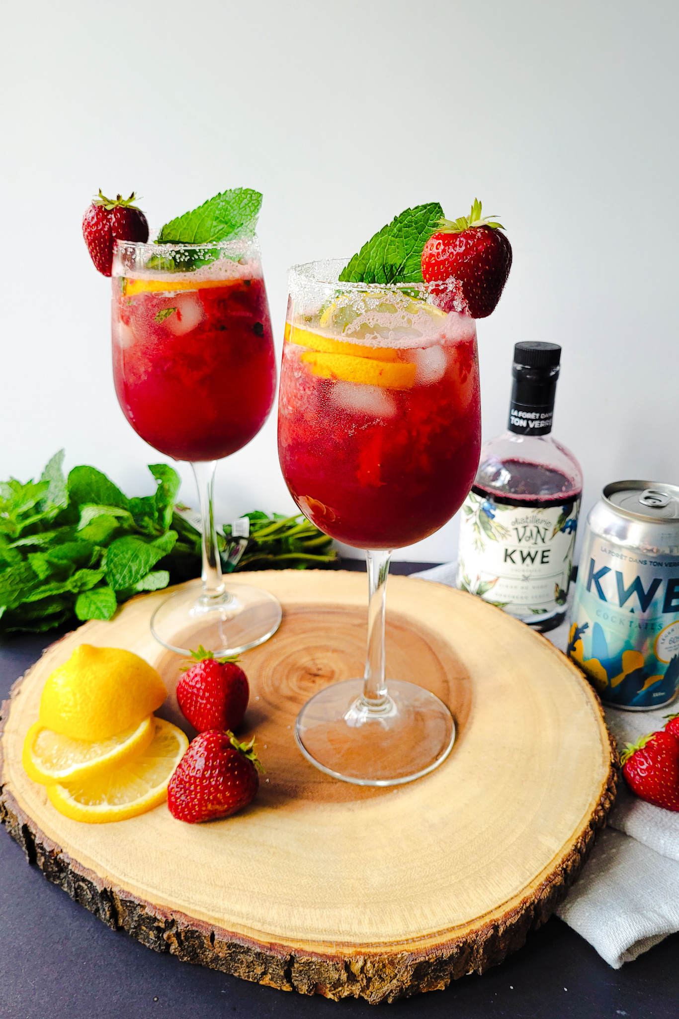 Mocktail with a Refreshing Summery Touch Healthy Recipe