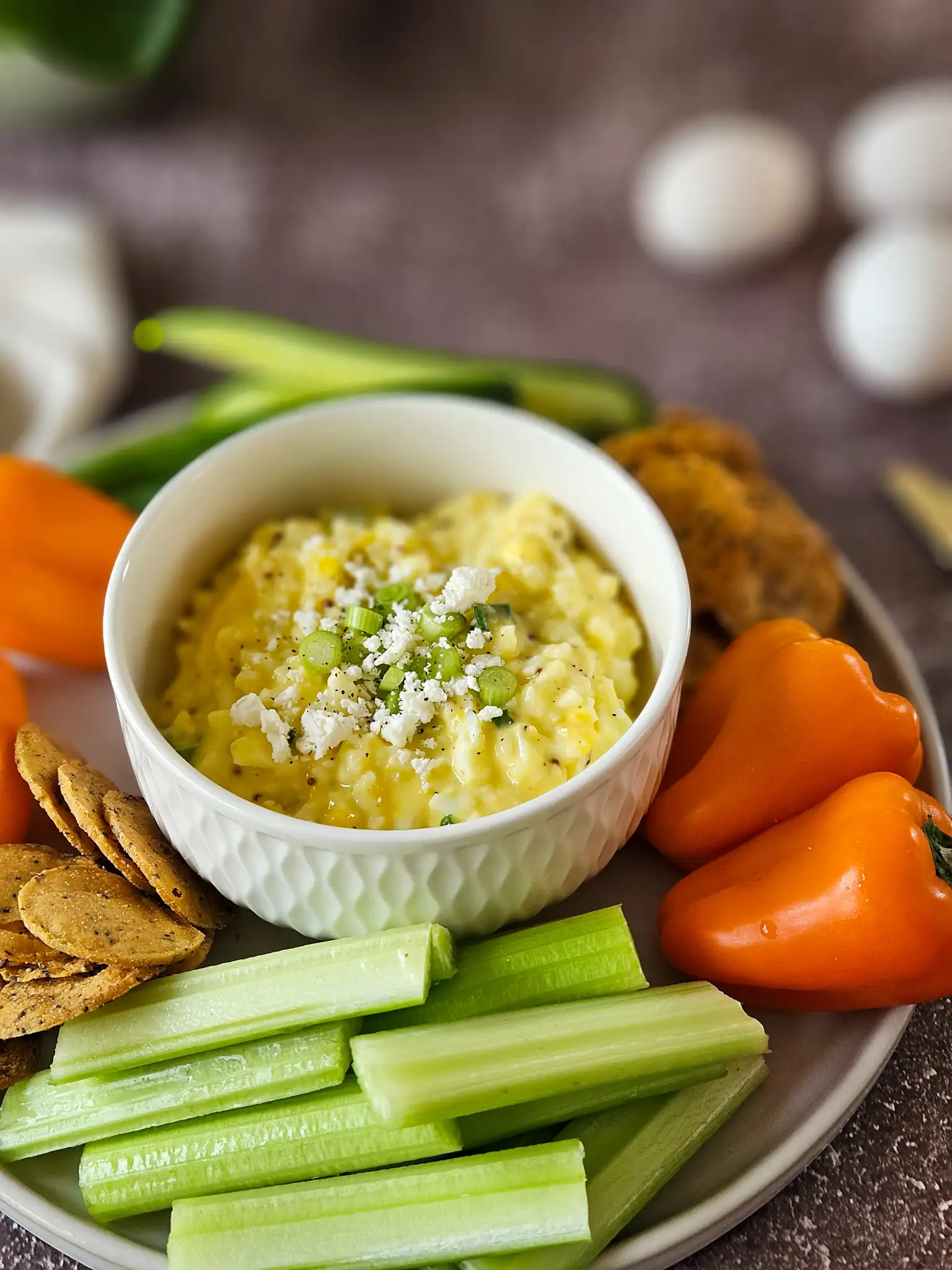 Egg and Cottage Cheese Spread Healthy Recipe
