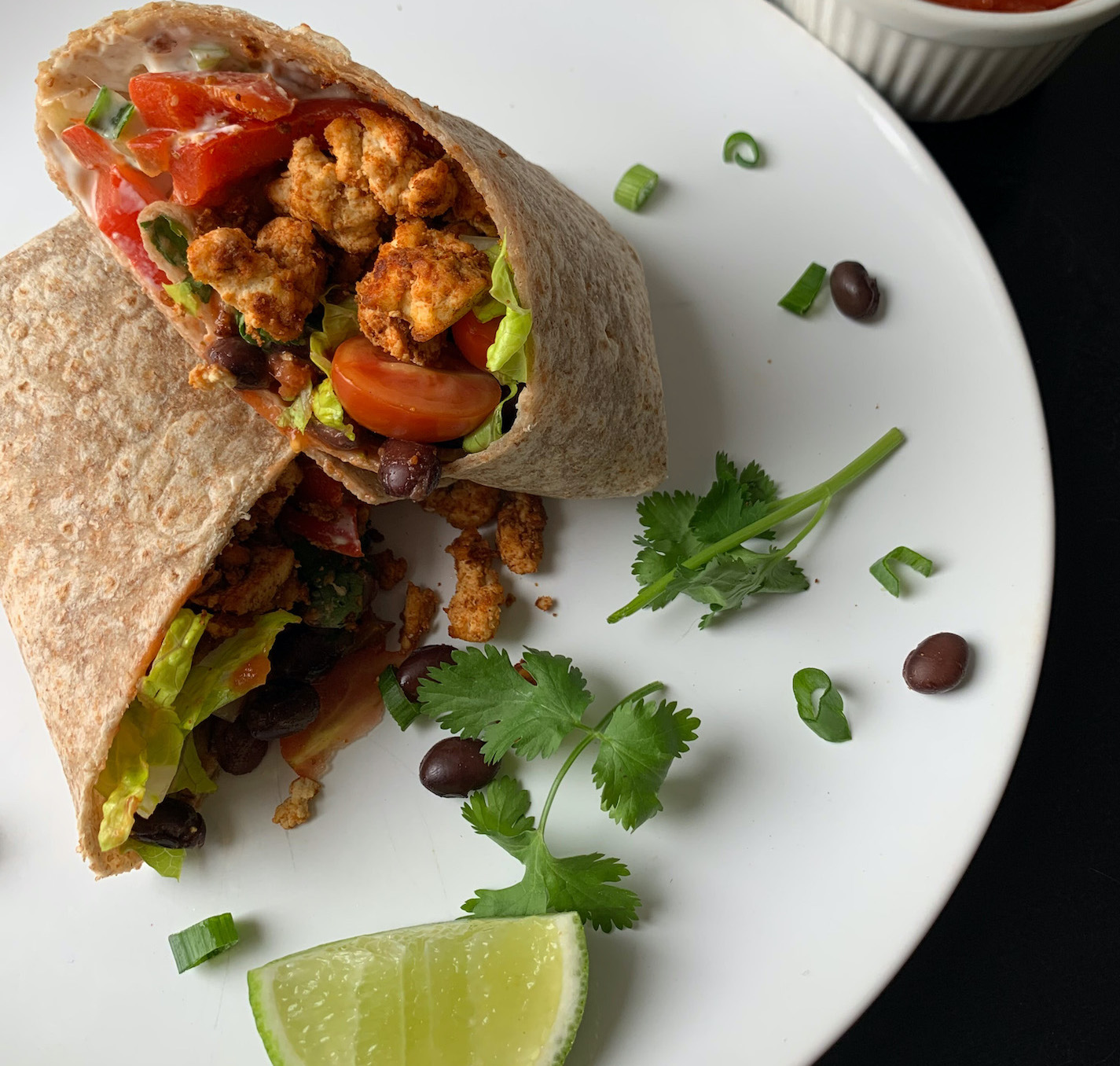 Tofu Burrito | Recipe from our Dietitian Nutritionist | TeamNutrition